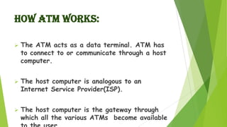 Presentation on security feature of atm (2) | PPTX