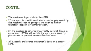 Presentation on security feature of atm (2) | PPTX