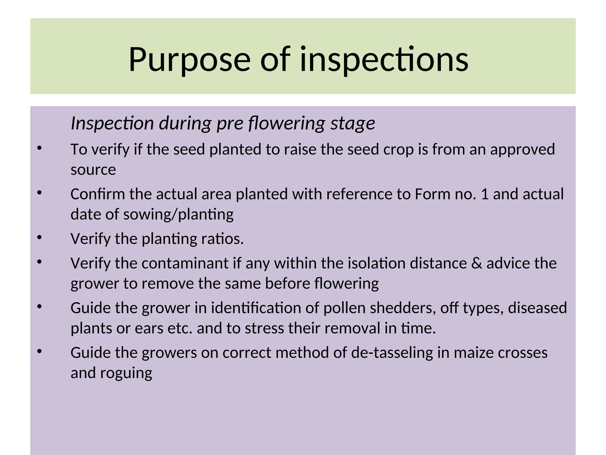 Presentation on Seed Certification.ppt power point presentation | PPT