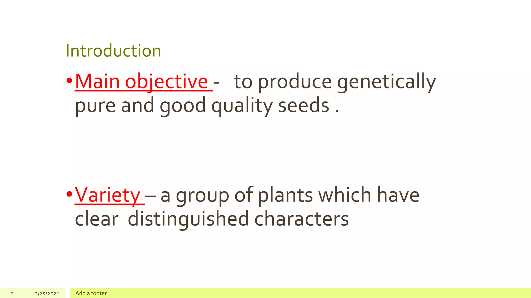 Presentation on seed deterioration | PPTX