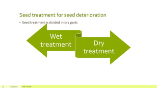 Presentation on seed deterioration | PPTX