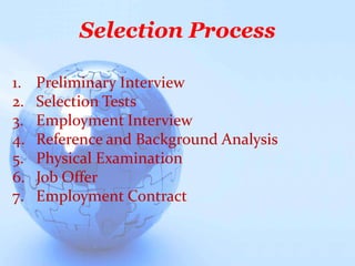 Selection Process | PPT