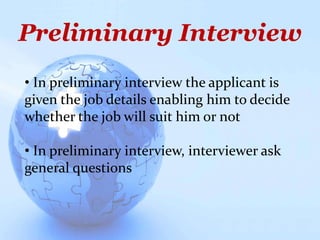 Selection Process | PPT