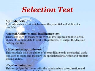 Selection Process | PPT