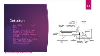 Presentation on SEM (Scanning Electron Microscope) | PPTX
