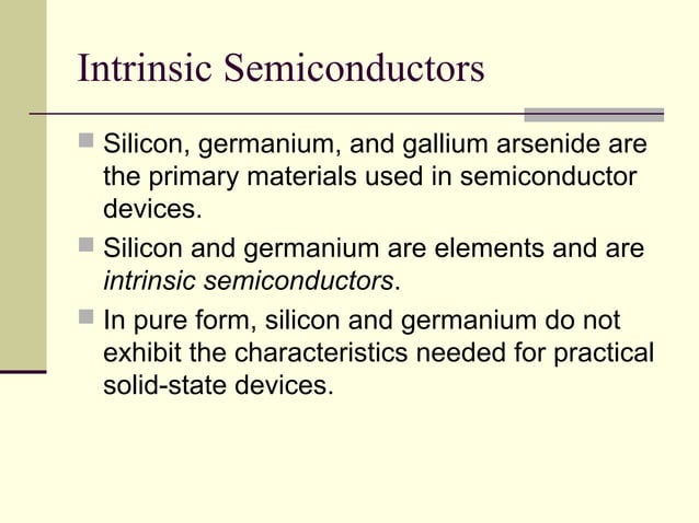 Presentation on semiconductor | PPT