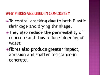 Use of Human Hair as Natural Fibre for Reinforced Concrete . | PPTX