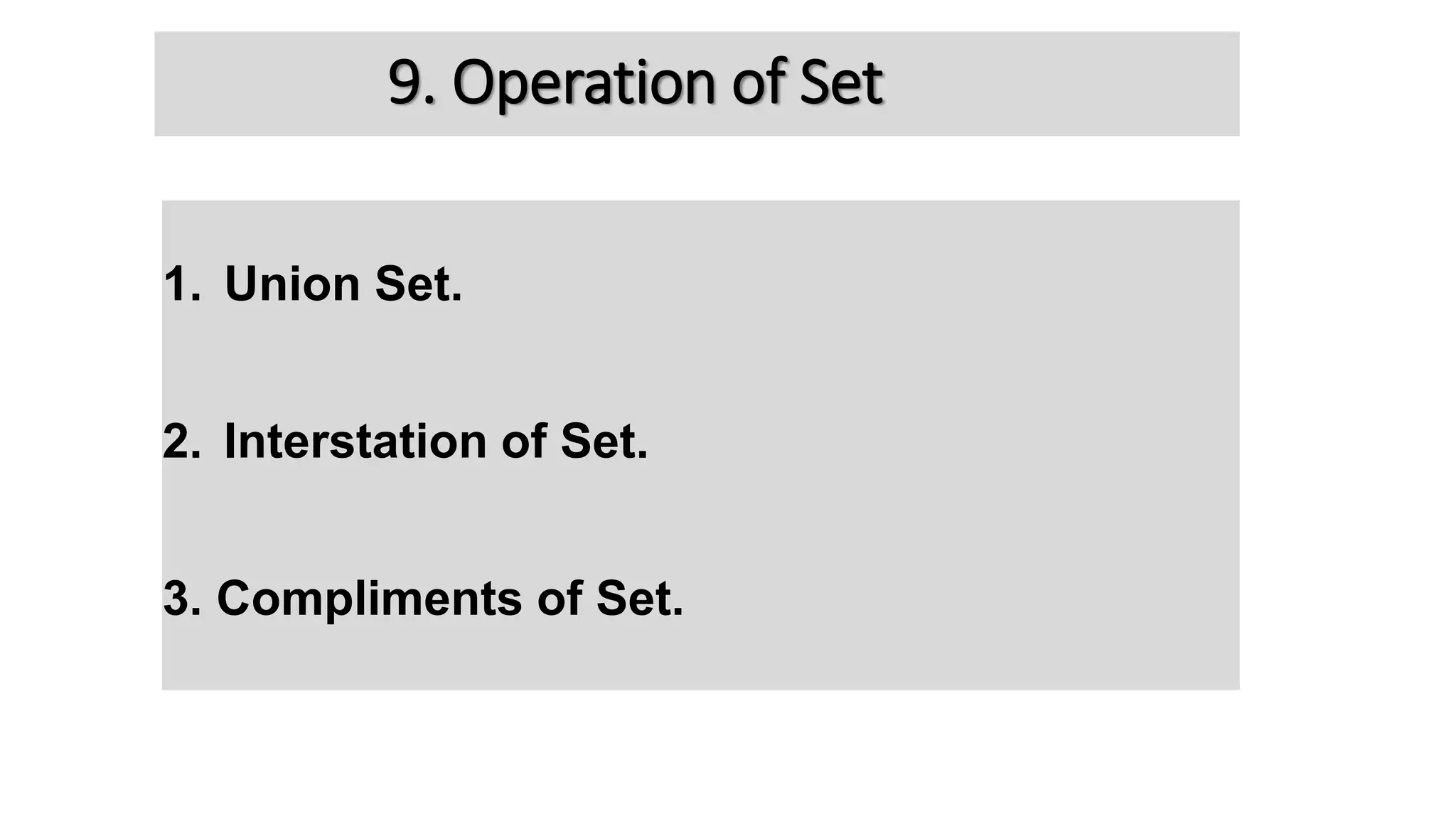 Presentation on set in discrete mathe | PPTX