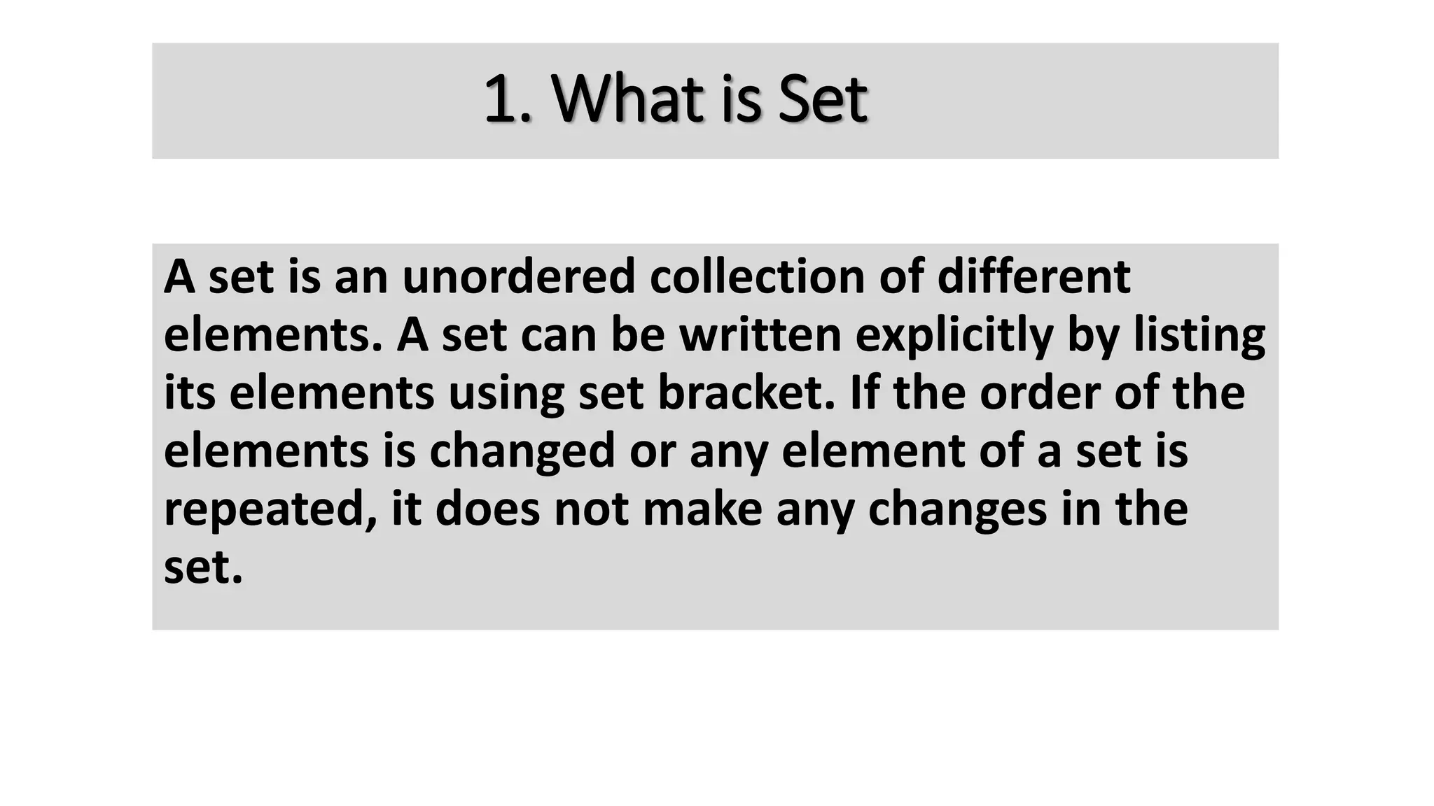 Presentation on set in discrete mathe | PPTX