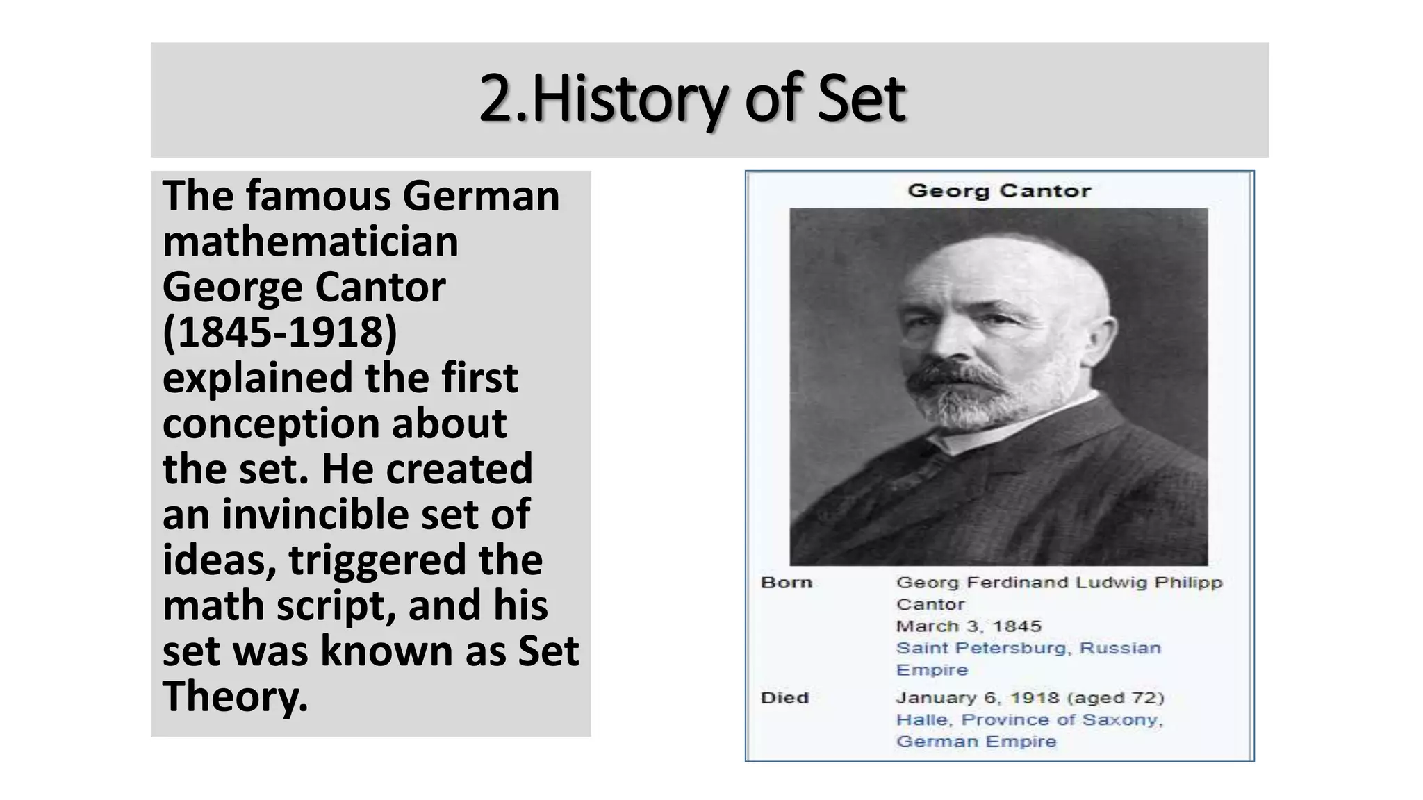 Presentation on set in discrete mathe | PPTX