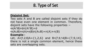 Presentation on set in discrete mathe | PPTX