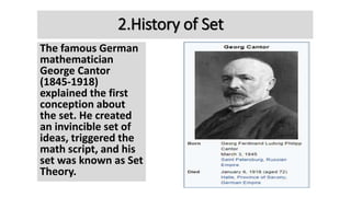 Presentation on set in discrete mathe | PPTX