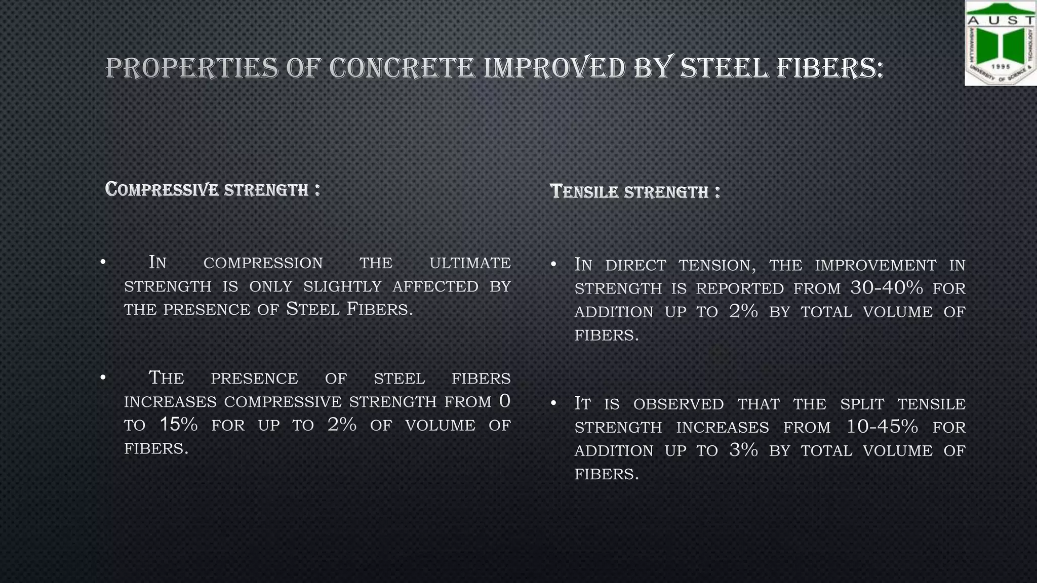 Introduction to Steel Fiber Reinforced Concrete (SFRC) | PPTX