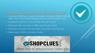 Presentation on shopclues | PPTX