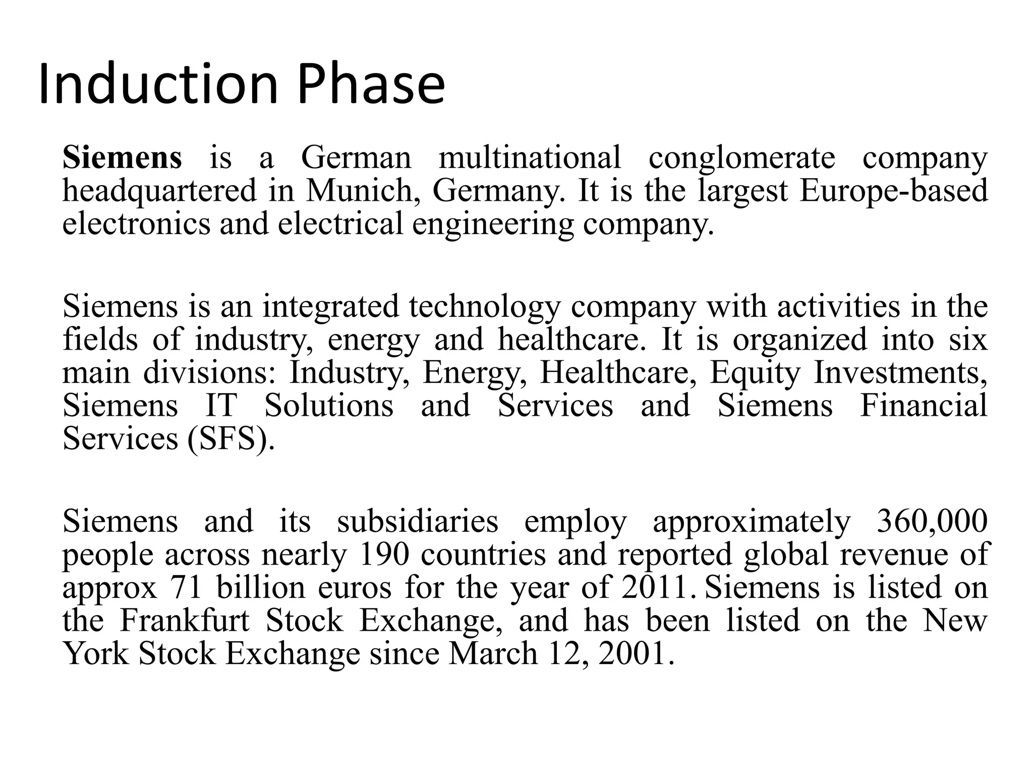 Presentation on siemens | PPTX