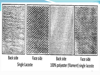 Presentation on single jersey fabrics | PDF