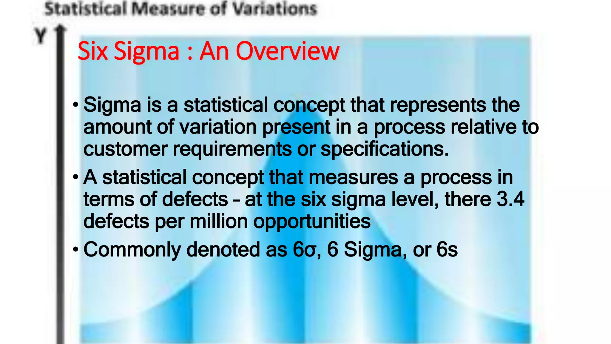 Presentation on six sigma | PPTX