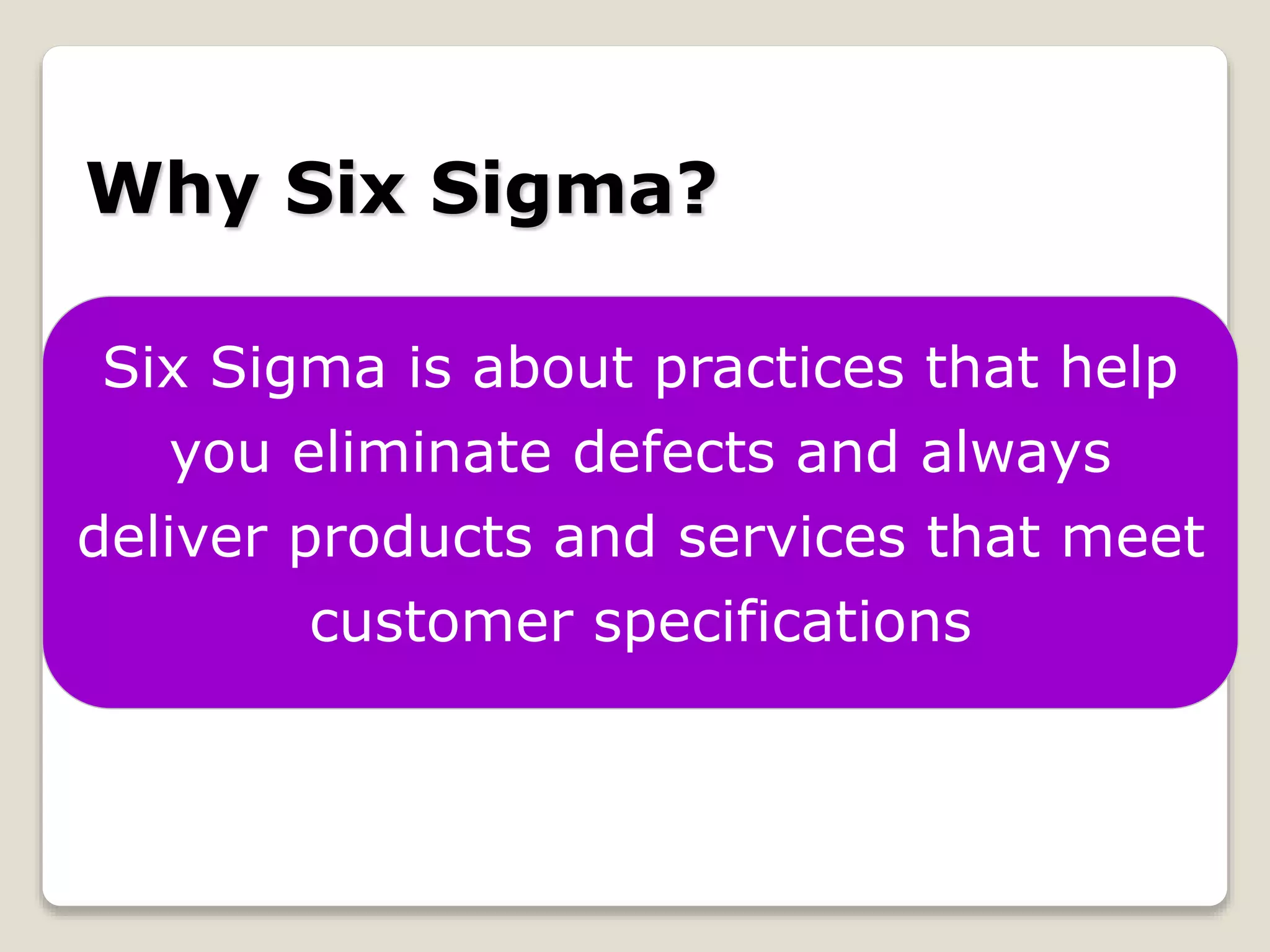 Presentation on six sigma roles | PPTX