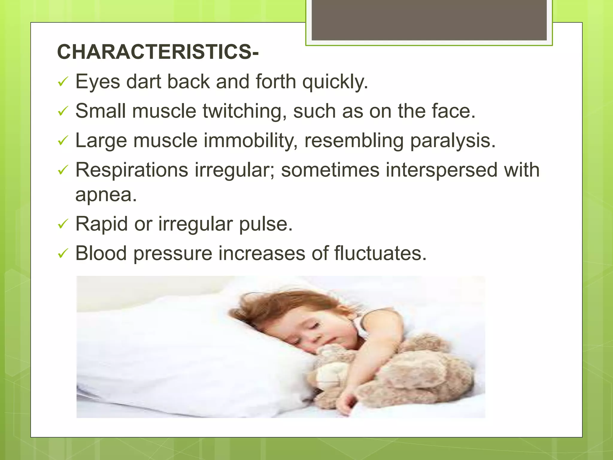 Presentation on sleep pattern | PPTX