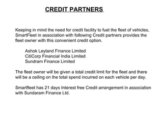 Presentation on smart_ fleet_card | PPT