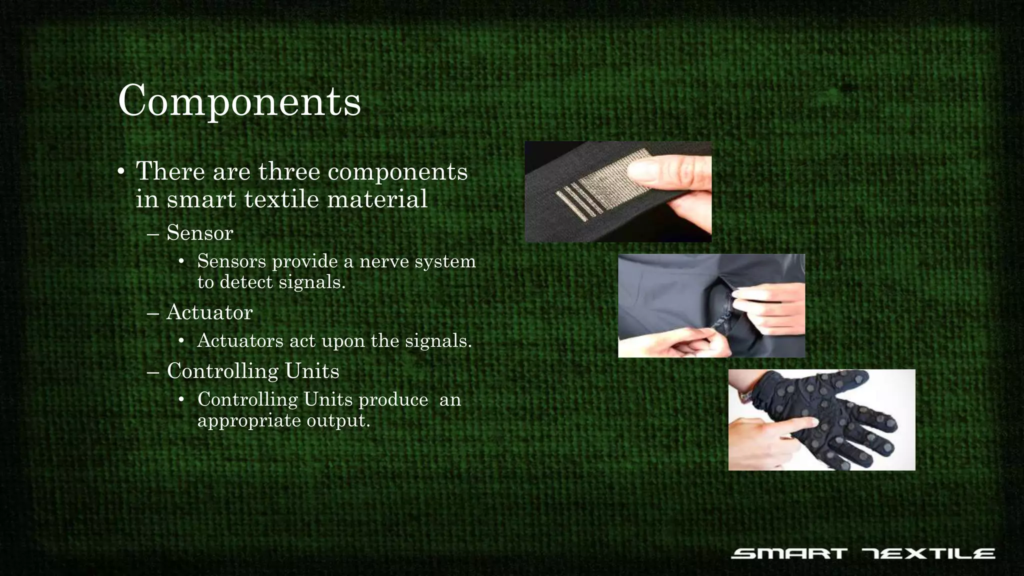 Presentation on Smart Textile | PPTX