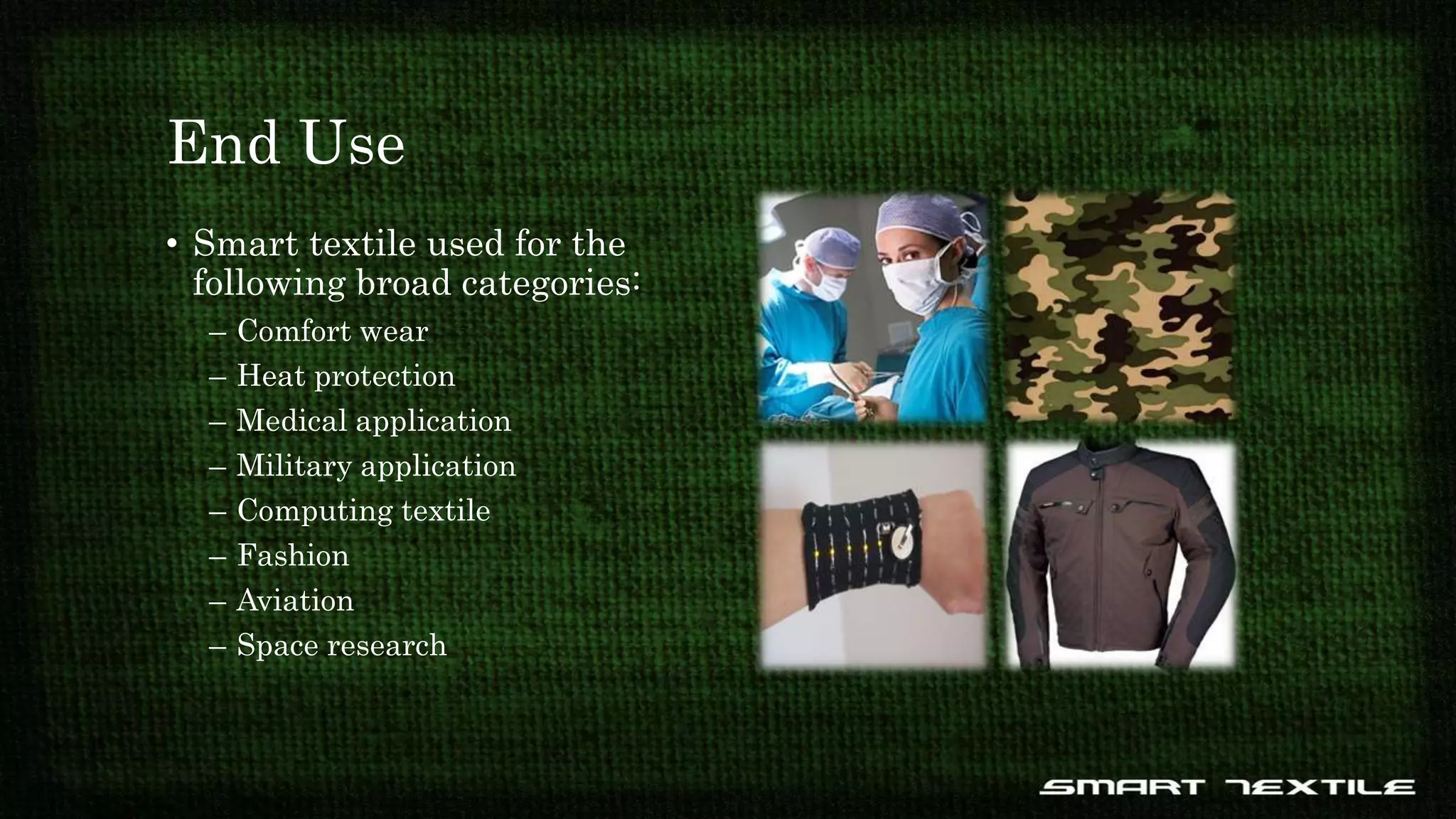 Presentation on Smart Textile | PPTX