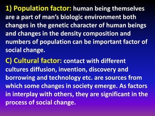 Presentation on social change | PPTX