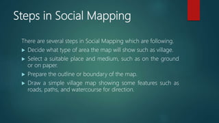 Presentation on social mapping | PPTX