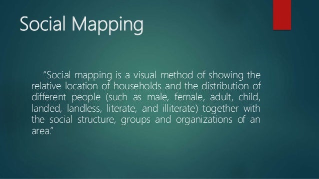 Presentation on social mapping