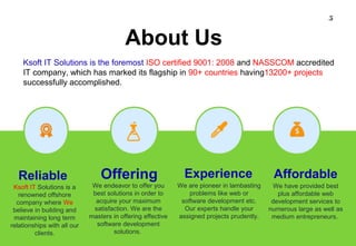 Presentation on software company | PPT