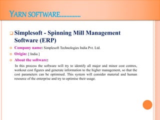 Presentation on software use in textile. | PPTX | Computer Software and ...