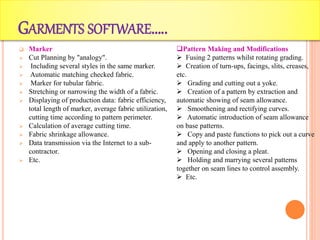 Presentation on software use in textile. | PPTX | Computer Software and ...