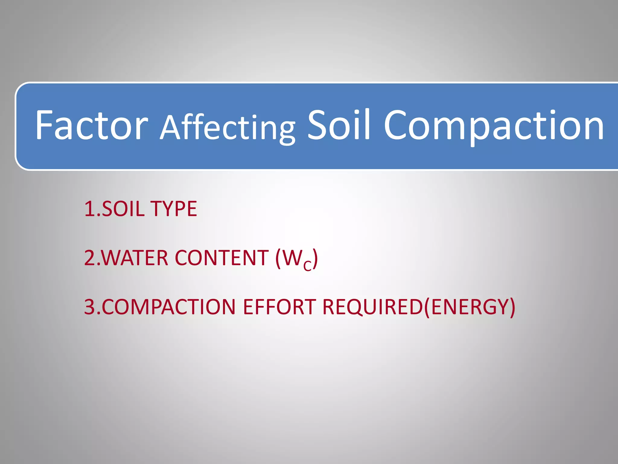 Soil Compaction | PPTX