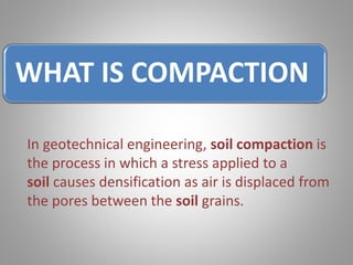Soil Compaction | PPTX