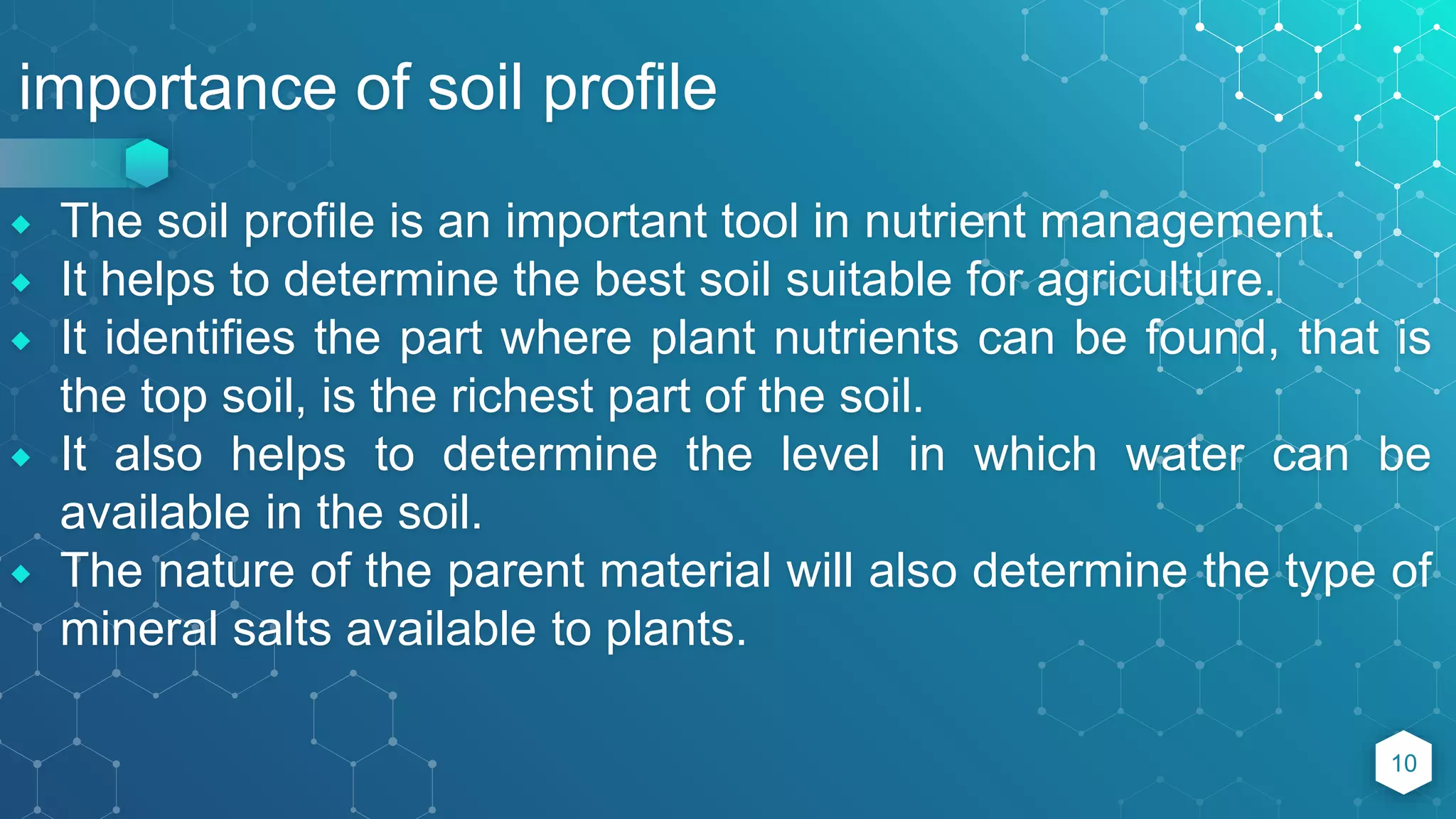 Presentation on soil profile | PPTX