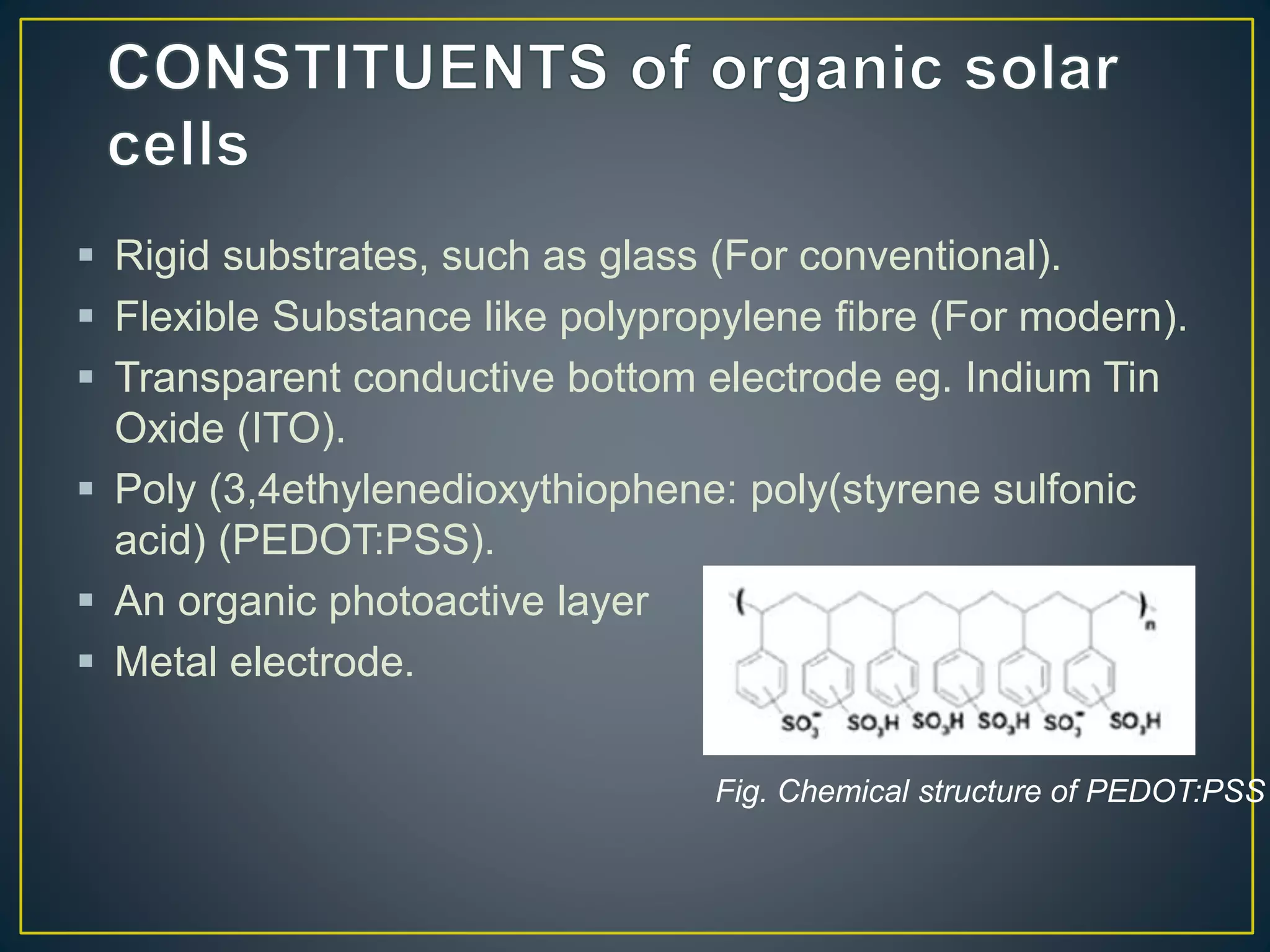 Presentation on solar cell textiles | PPTX