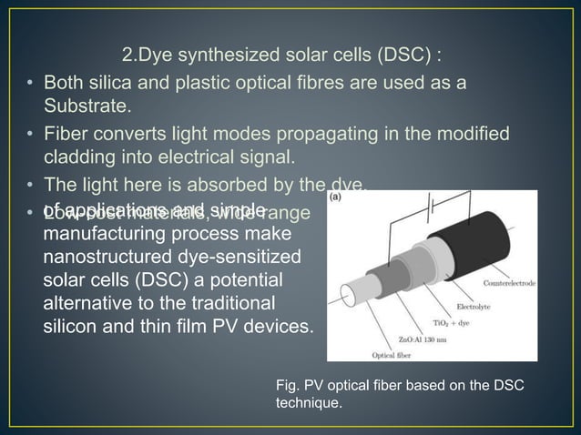 Presentation on solar cell textiles | PPTX
