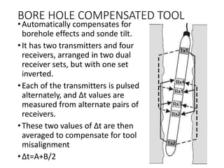 Presentation on sonic log | PPTX