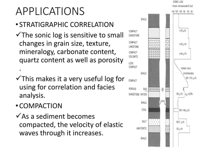 Presentation on sonic log | PPTX