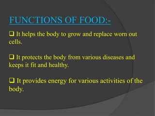 Presentation on source of food | PPTX