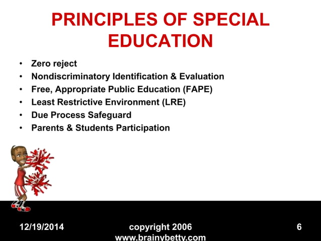 special education,characteristics, objectives & principles. | PPTX