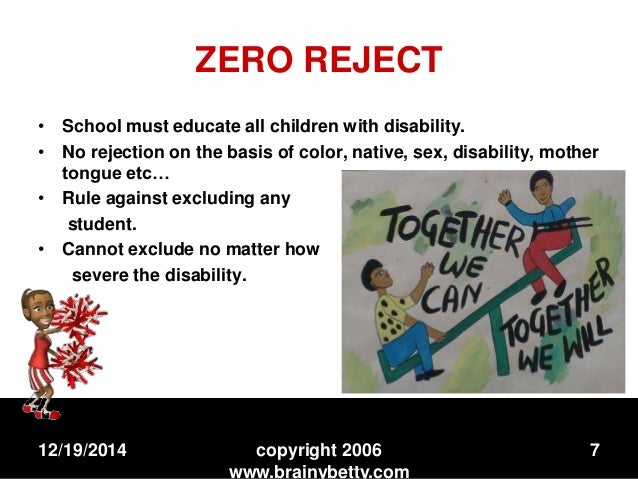 Zero Reject In Special Education