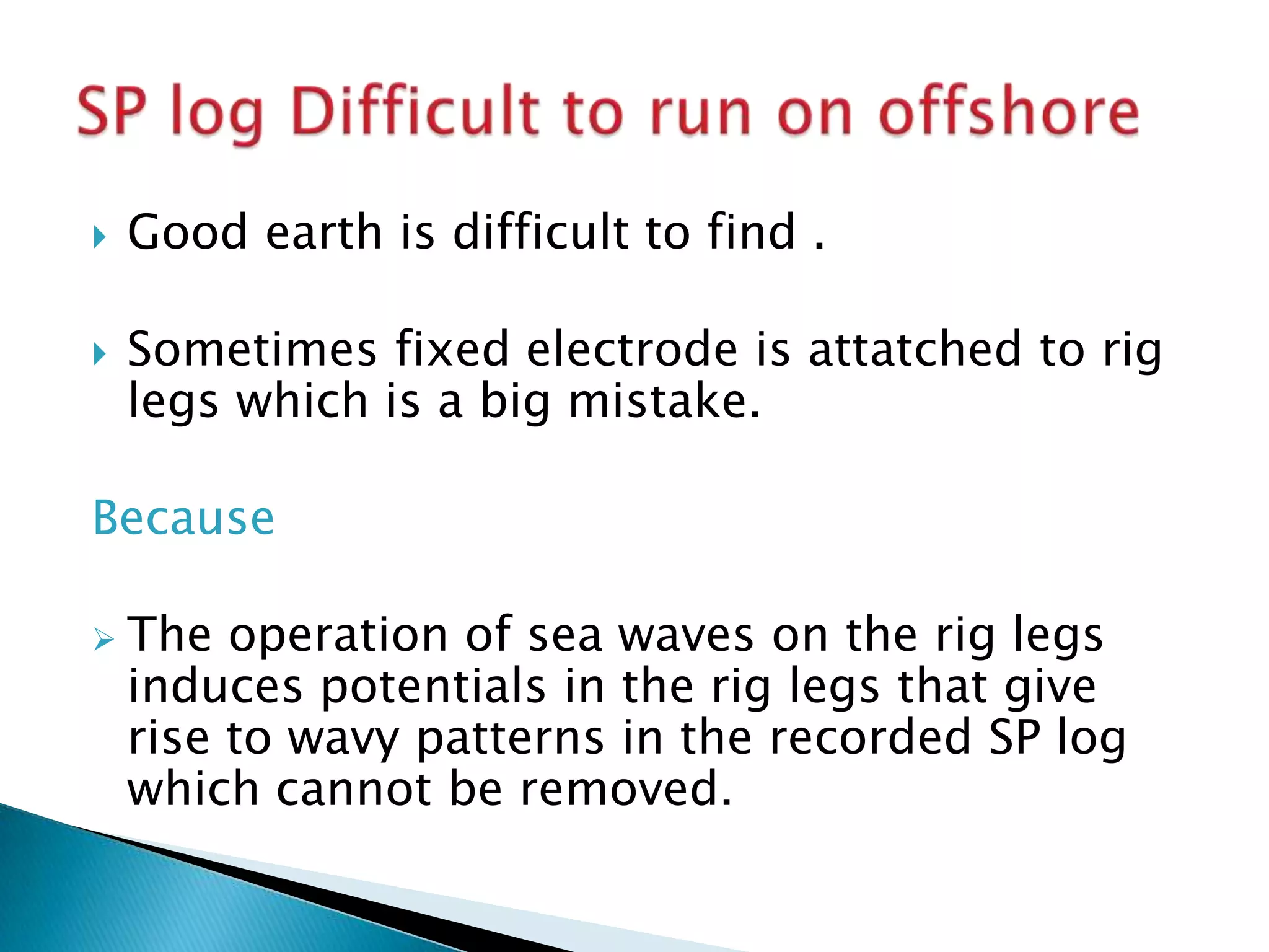 Spontaneous potential Log | PPTX