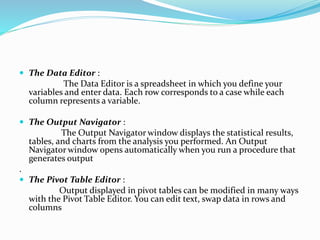 Presentation on spss | PPT