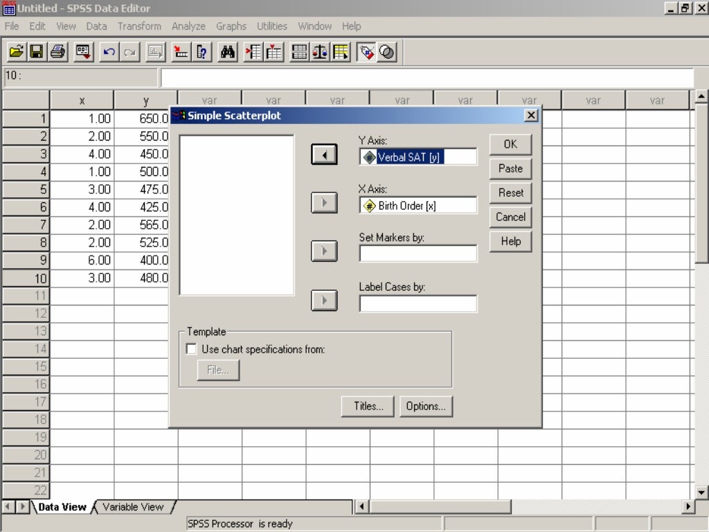 Presentation on spss