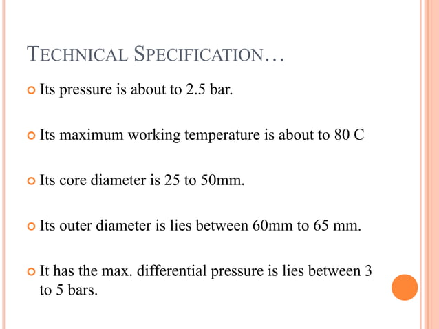 Presentation on spun bonded filter cartridge | PPTX | Physics | Science