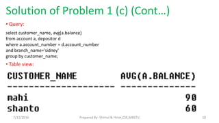 SQL and E R diagram | PPTX | Databases | Computer Software and Applications