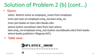 SQL and E R diagram | PPTX | Databases | Computer Software and Applications