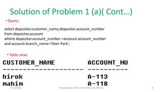 SQL and E R diagram | PPTX | Databases | Computer Software and Applications