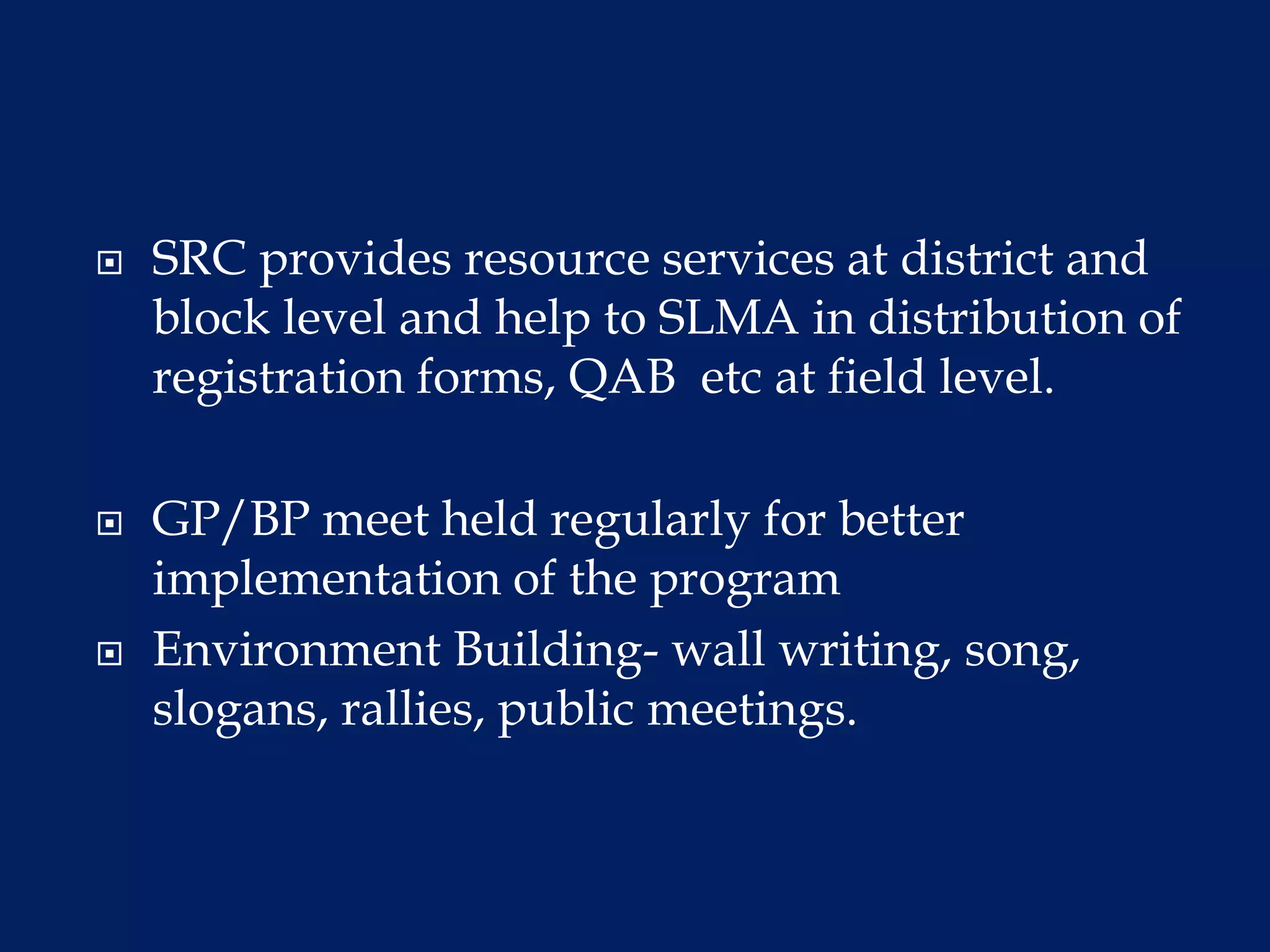 Presentation on State Resource Centre, Uttarakhand | PPT